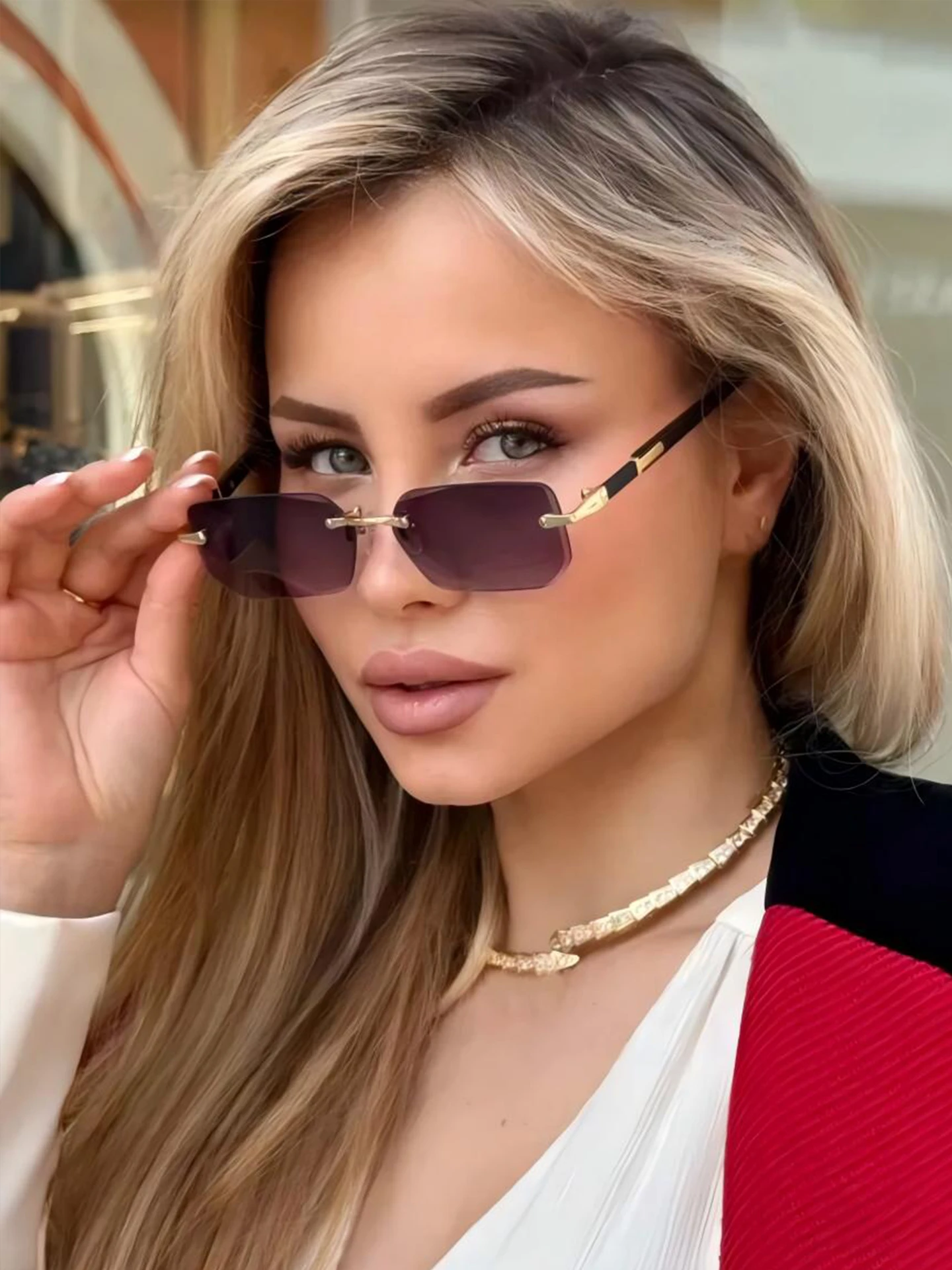 نظارات شمسية نسائية ريترو بتفاصيل معدنية | Savana | الأكثر مبيعا